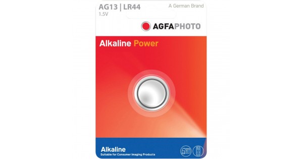 AgfaPhoto LR44 Alkaline Button Battery
