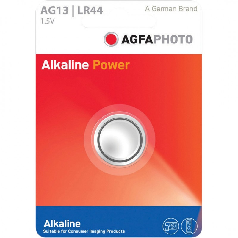 AgfaPhoto LR44 Alkaline Button Battery