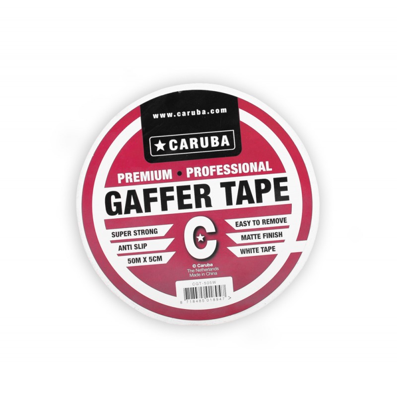 Caruba WHITE Gaffer Tape 50M x 5cm