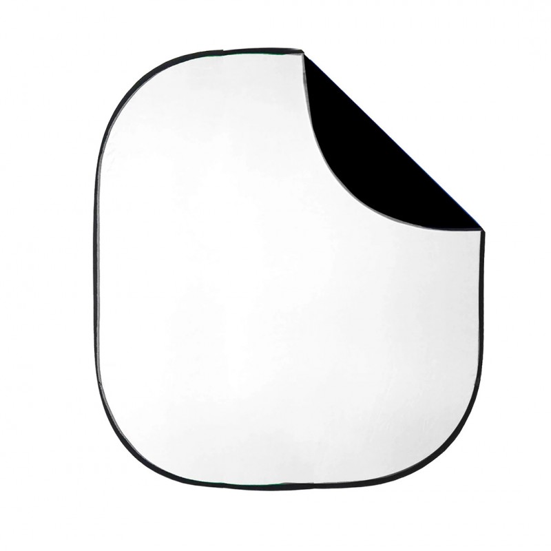 PixaPro Dual Side Collapsible 2x2.3M Background Board (Black/White)