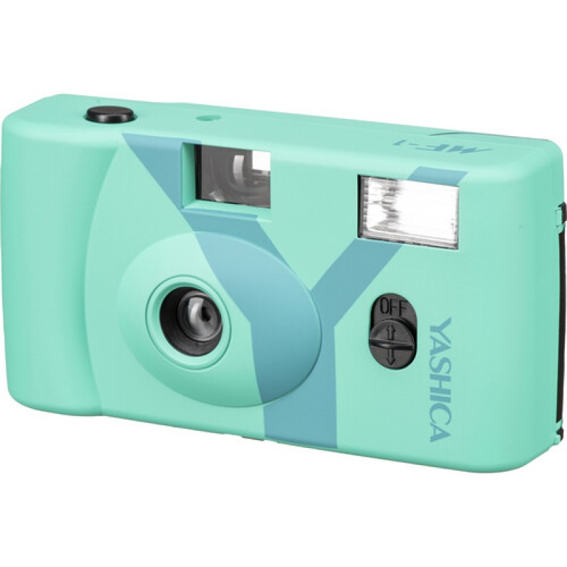 Yashica MF-1 Snapshot Y-Series Reusable Film Camera - Turquoise