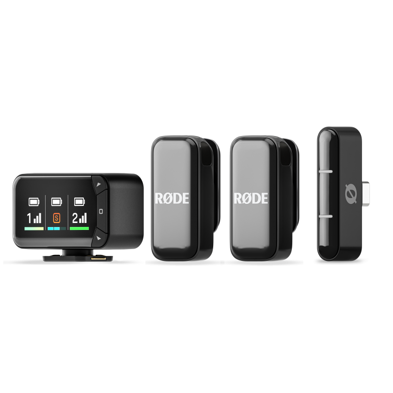 Rode Wireless Micro Twin Microphone Kit with Advanced Micro Camera ...